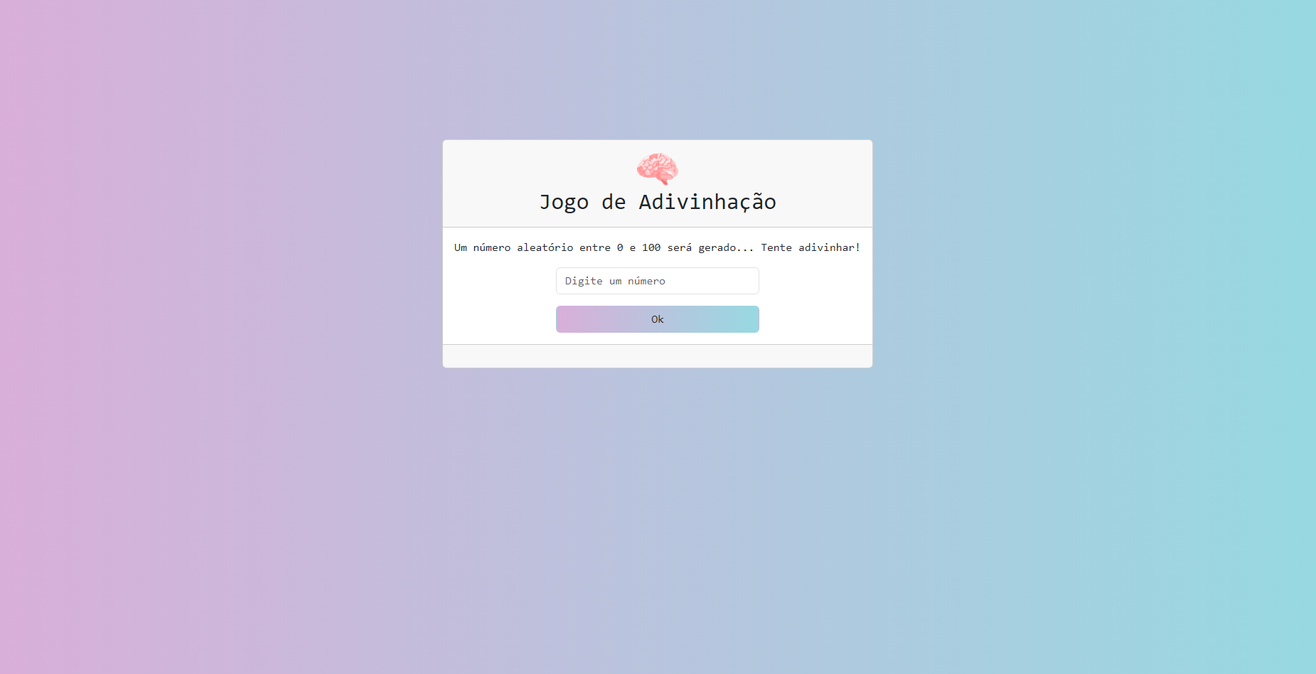 GitHub - deboradrf/jogo-adivinhacao