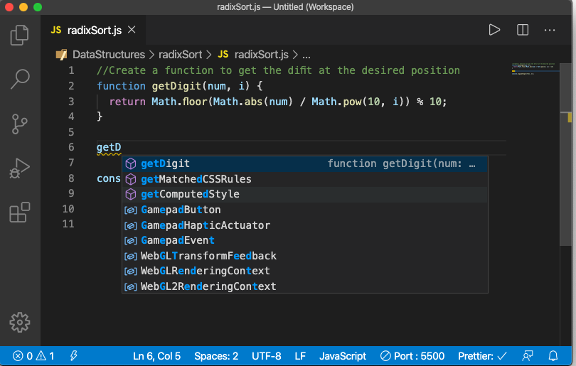 autocomplete for variables and functions inside console.log() · Issue #189 · MicrosoftDocs ...