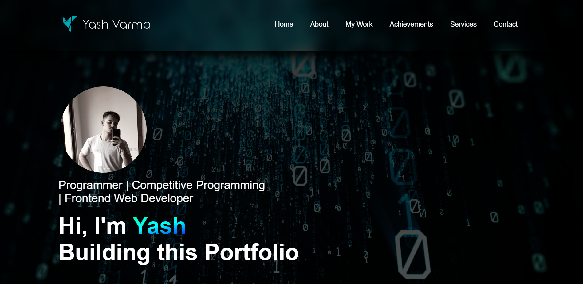 GitHub - yashgv/Portfolio