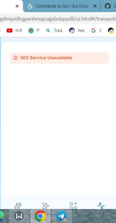 Wallet dont show balances, and dont running well. · Issue #10686 · MystenLabs/sui · GitHub