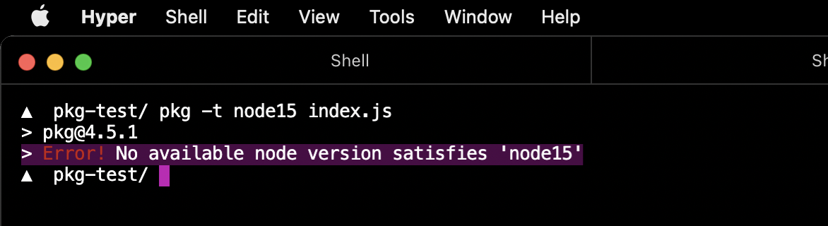 Better Error Messages With Hyperlinks · Issue 1104 · Vercel Pkg · Github