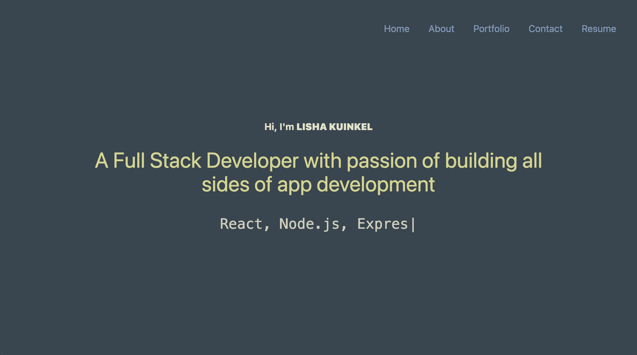 GitHub - Lishakuinkel/my-portfolio-using-react