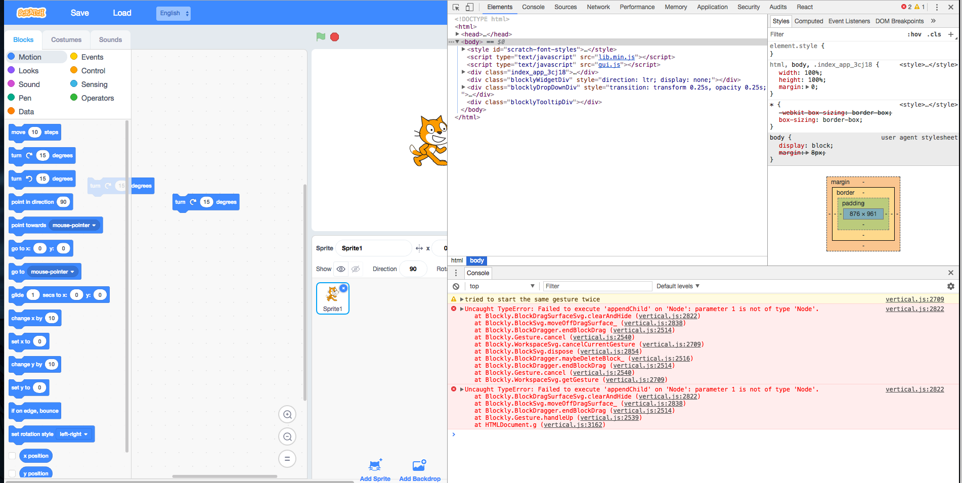 Dropping a duplicated block directly in the delete area will be error · Issue #1043 ...