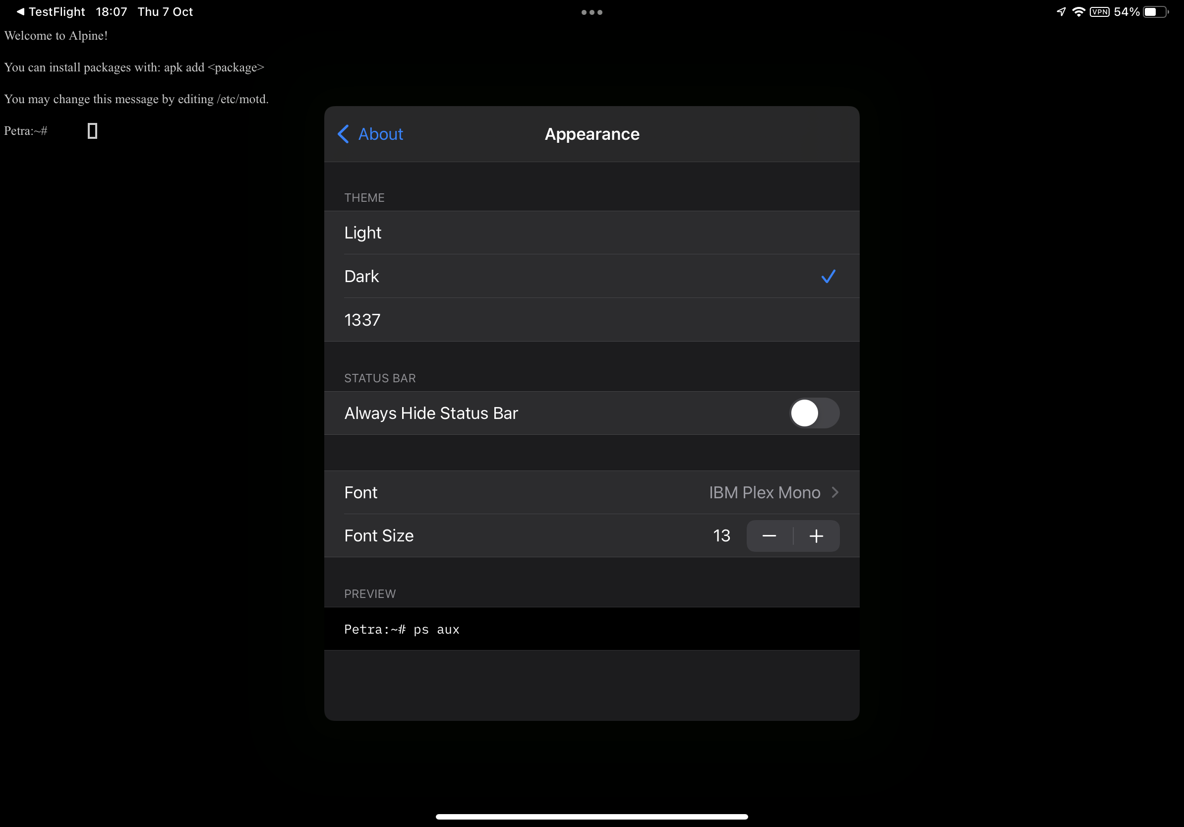 All other fonts do not render · Issue #1579 · ish-app/ish · GitHub