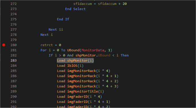 Load/Unload of control arrays, though marked as fixed in Beta 326, causes hang-up · Issue #1653 ...
