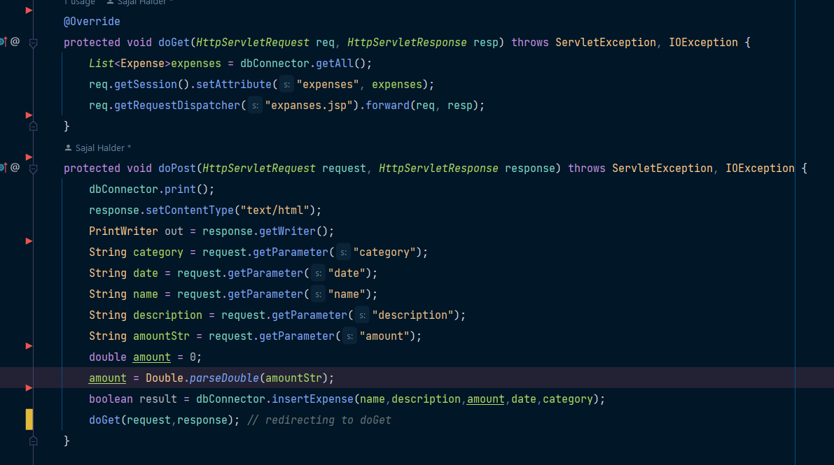 GitHub - sajal-halder/Expense_Manager: A simple Expense Manger java web ...