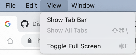 What is the 'View - Show Tab Bar' use for in macOS? Can I create tab window like broswer ...