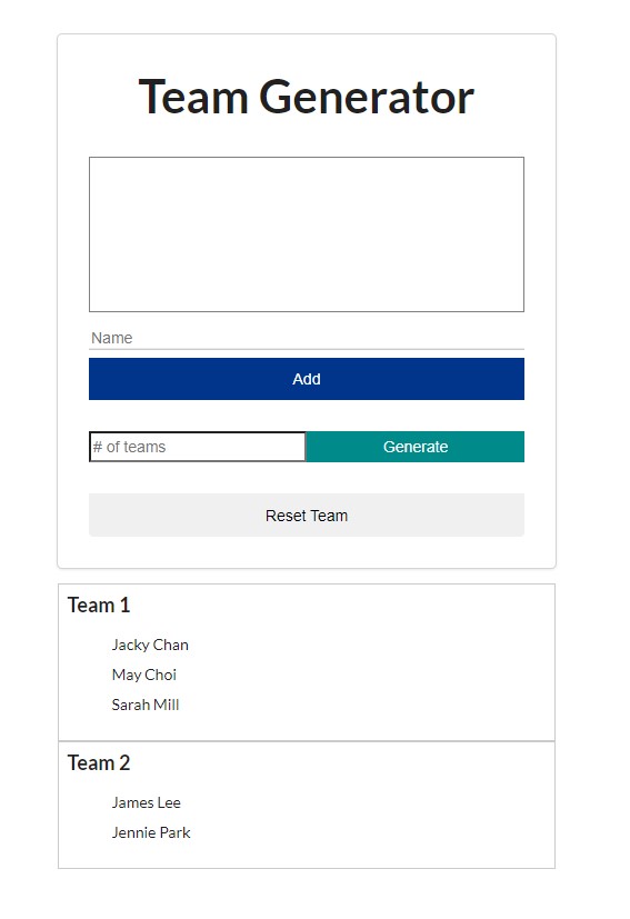 GitHub - hymaychoi/team-generator.github.io