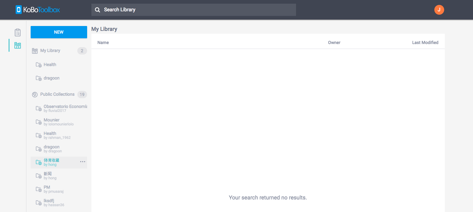 Public collections contain no questions · Issue #1860 · kobotoolbox/kpi ...