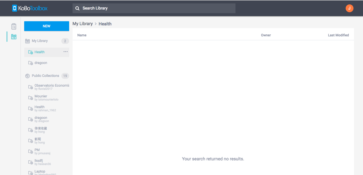 Public collections contain no questions · Issue #1860 · kobotoolbox/kpi · GitHub