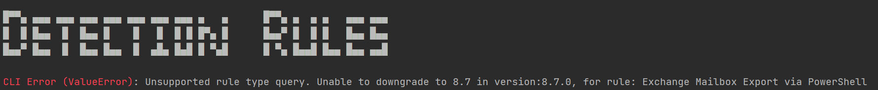 Bug Failed To Upload Detections Rules · Issue 2705 · Elasticdetection Rules · Github