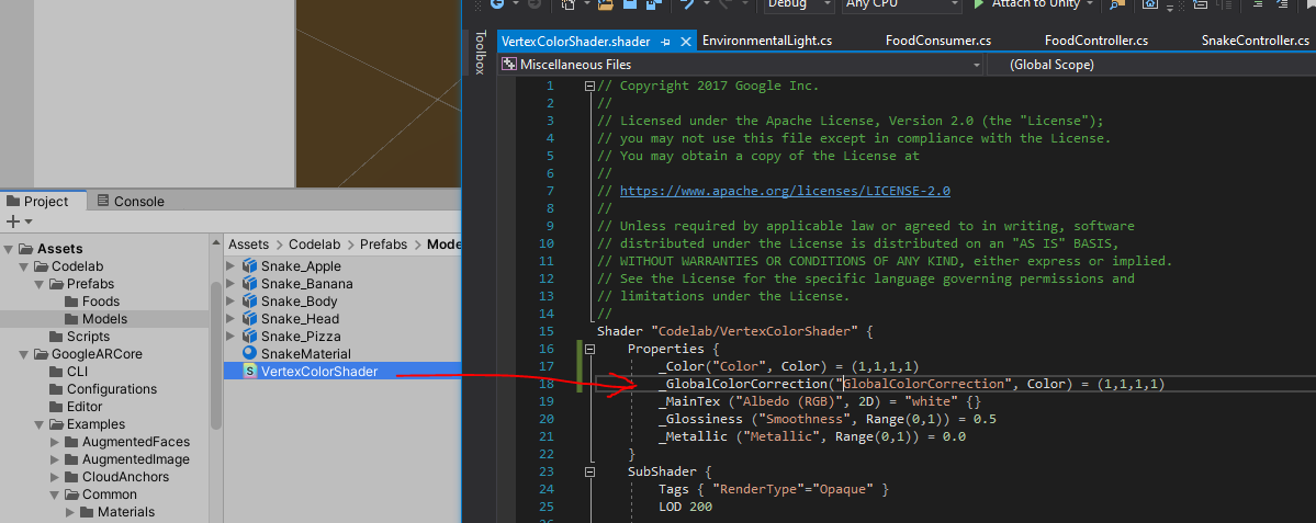 Models in the scene are not lit · Issue #17 · googlecodelabs/arcore-intro · GitHub