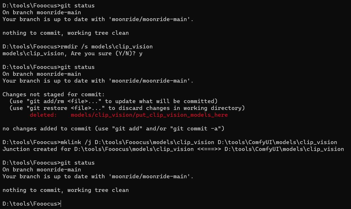 BUG: Symbolic Link gets wipe out · Issue #12 · MoonRide303/Fooocus-MRE · GitHub
