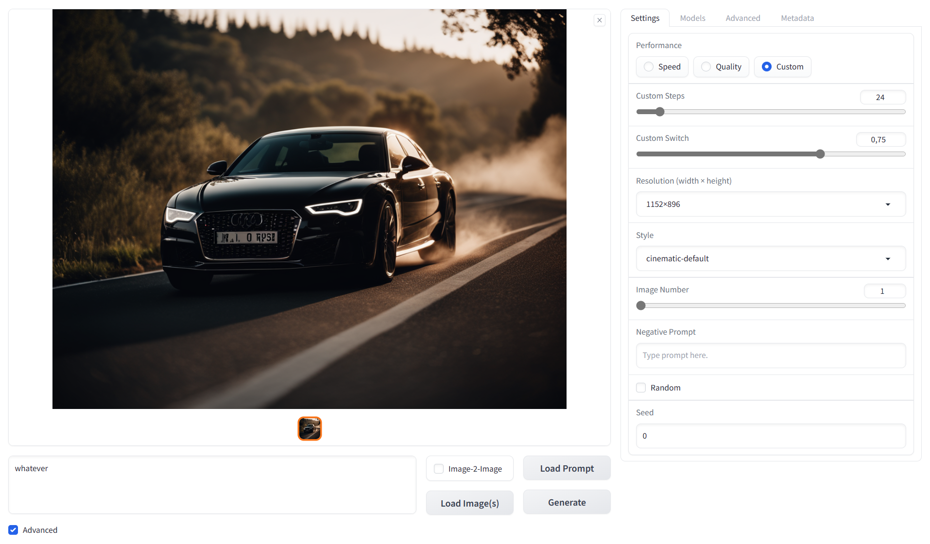 [Suggestion] - Custom Performance · Issue #222 · lllyasviel/Fooocus ...