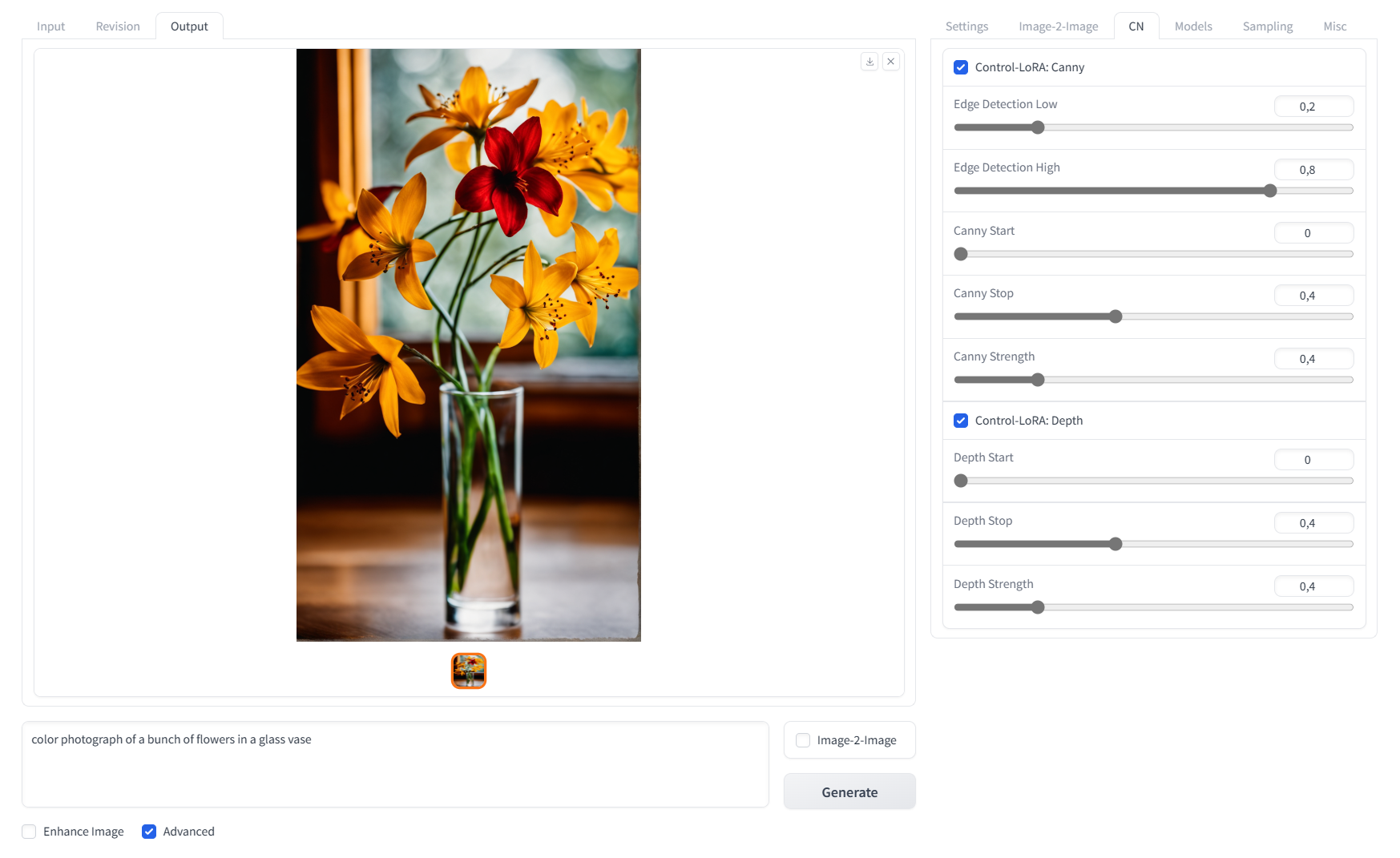 A black and white image as input, always output a black and white image ...