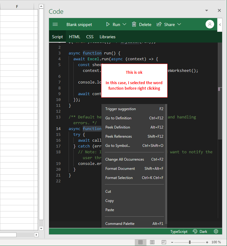 Position of the editor context menu lets sometimes be entries not visible · Issue #697 ...