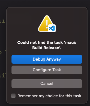 [BUG] Run .NET MAUI iOS APP in Release using VSCode .NET MAUI Build Tasks · Issue #541 ...