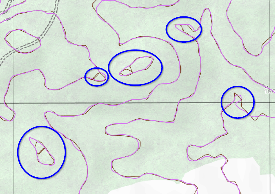 topography contour lines intersection · Issue #164 · IsraelHikingMap ...