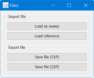 Assist novice users with clarifying save-as S1P and S2P file types ...