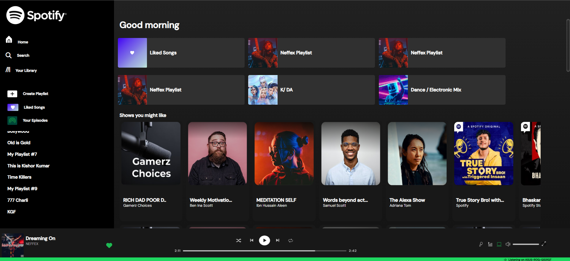 GitHub - Puneeth-Gaikwad-L/spotify-clone: The Spotify Clone project is a web application that ...