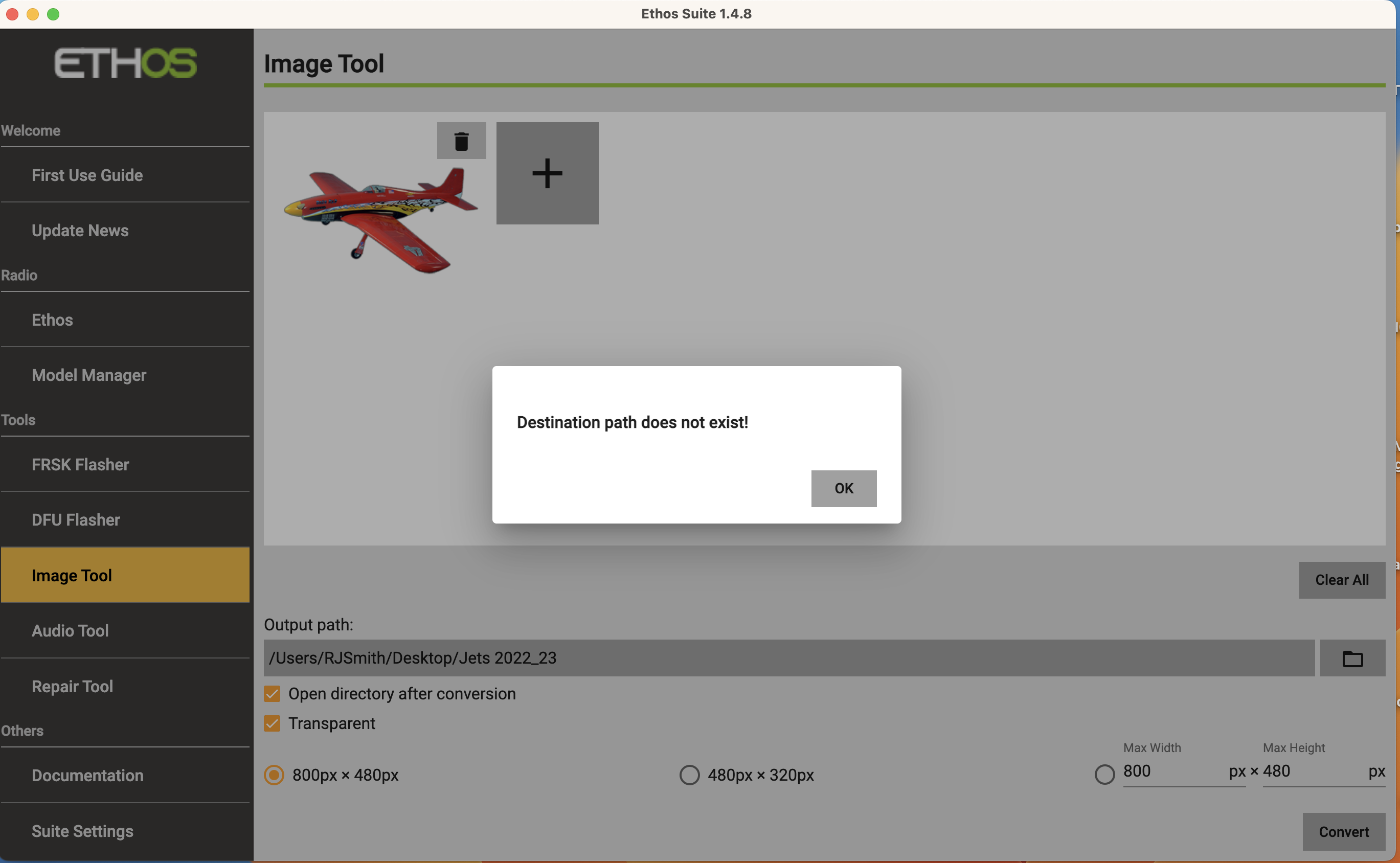 Ethos Image Tool - Destination Path Does Not Exist · Issue #2576 · FrSkyRC/ETHOS-Feedback ...