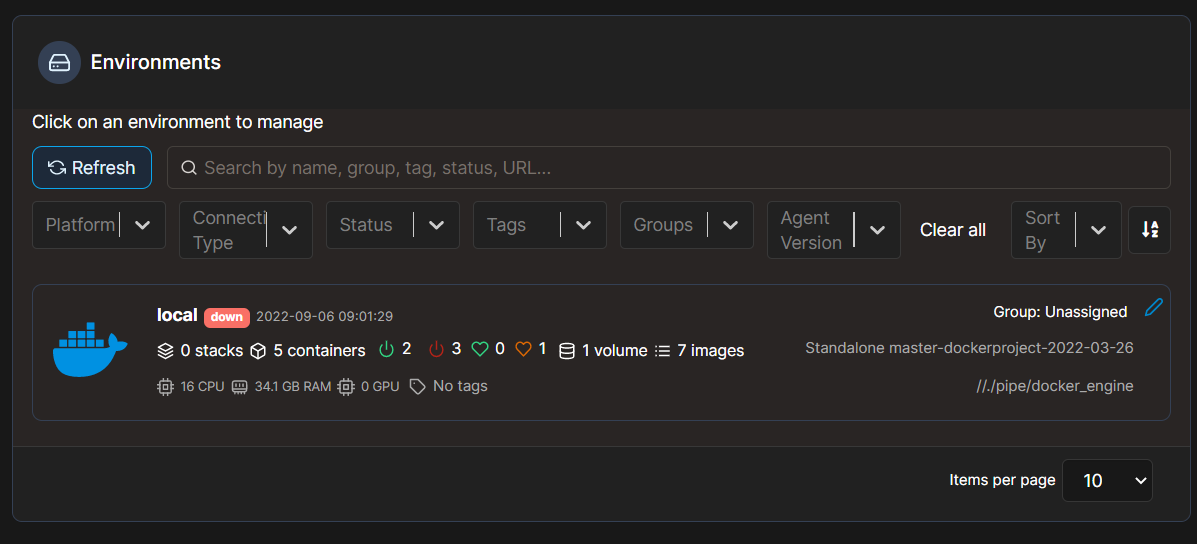 Cannot enter to local environtment on Poratainer 2.15 with Windows Containers · Issue #7618 ...