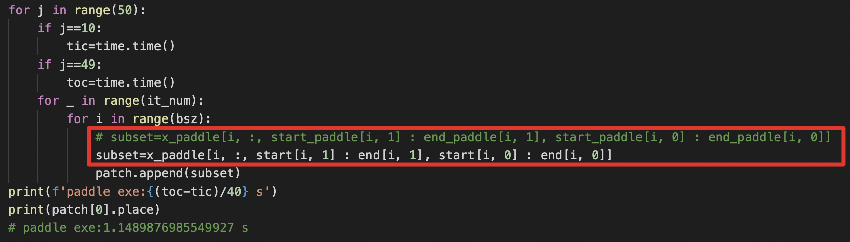 [论文复现]paddle索引操作有点慢 · Issue #37651 · PaddlePaddle/Paddle · GitHub
