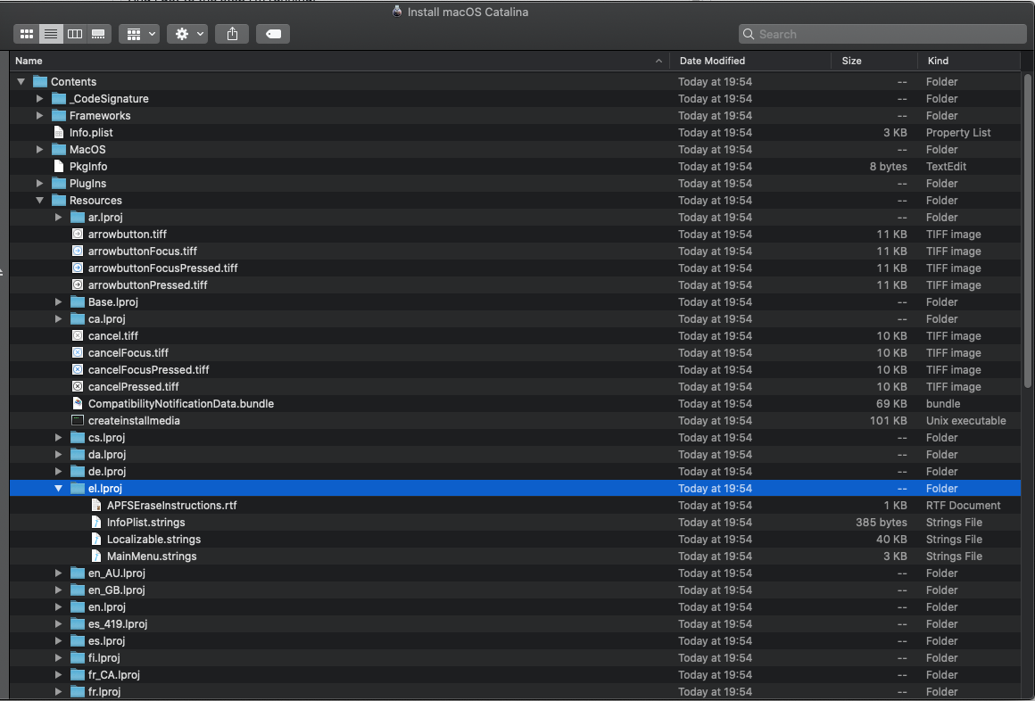 The file “el.lproj” doesn’t exist error on mac · Issue #109 · corpnewt/gibMacOS · GitHub