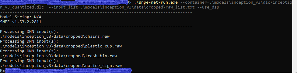 SNPE run with DSP on Windows 11 Arm · Issue #58 · quic/sample-apps-for-robotics-platforms · GitHub