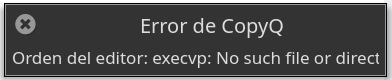 "execvp: No such file or directory" error on trying to edit with editor · Issue #1250 · hluk ...