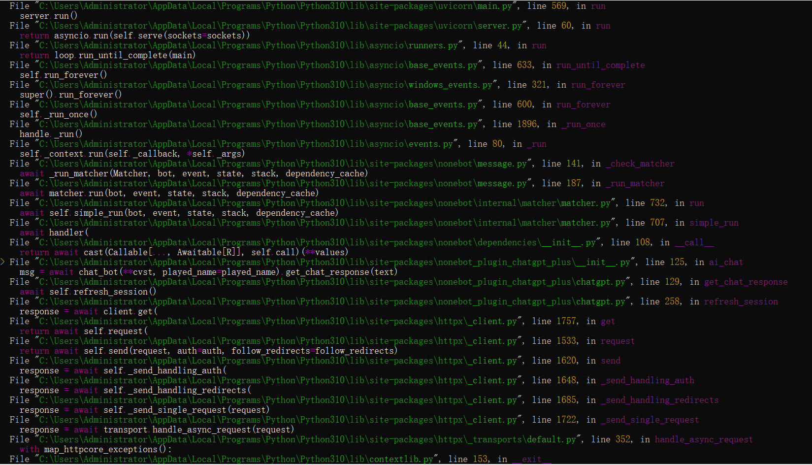 无法正常使用 · Issue #10 · AkashiCoin/nonebot-plugin-chatgpt-plus · GitHub