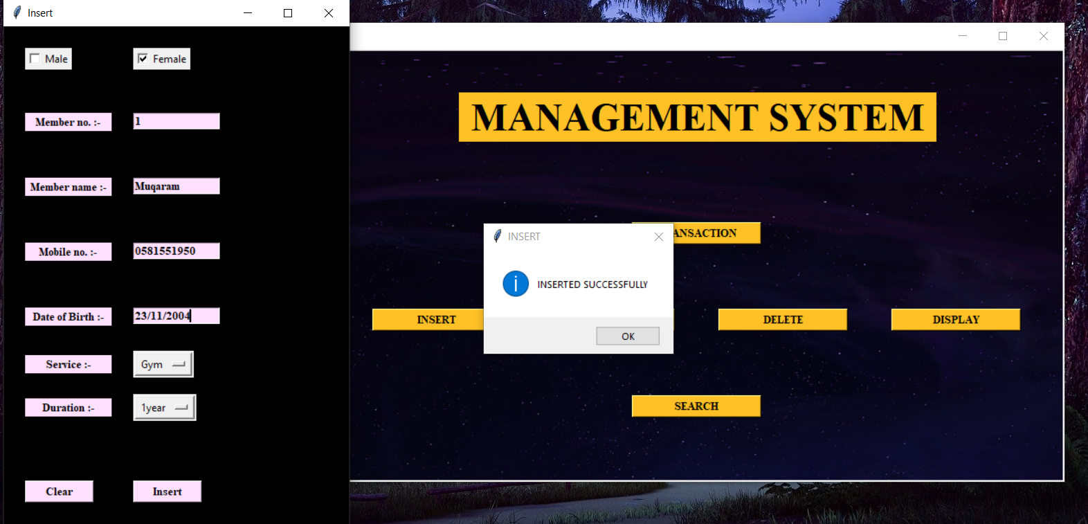 GitHub - Muqaram0/Gym_management_tkinter: Basic gym management system made using tkinter and ...