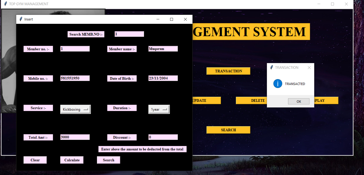 GitHub - Muqaram0/Gym_management_tkinter: Basic gym management system made using tkinter and ...