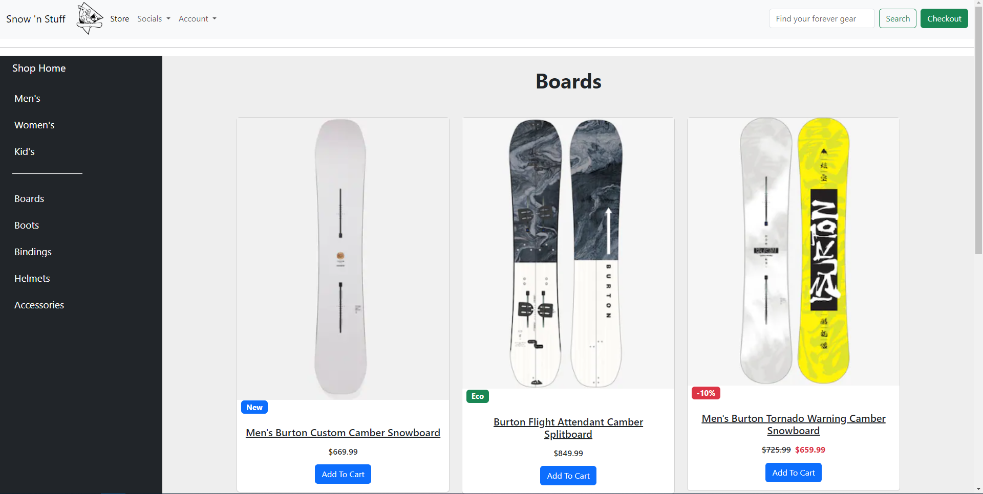 GitHub - jacobdefalco/snowboard-store