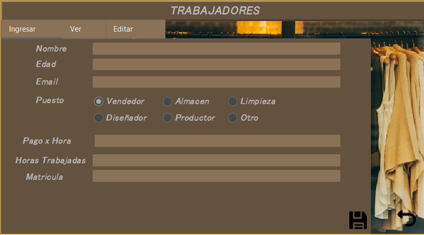 GitHub - Alanmad06/CRUD-Clothes-Employees: CRUD simulando tienda de Ropa , hecho 100% Java con ...