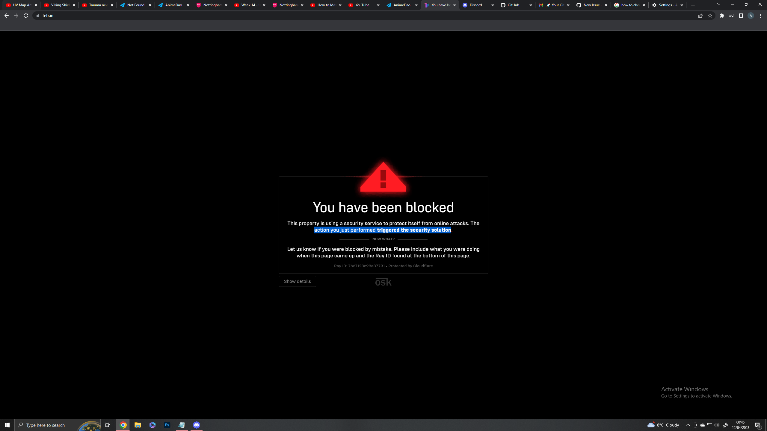 Not sure, why I have been blocked? · Issue #1107 · tetrio/issues · GitHub