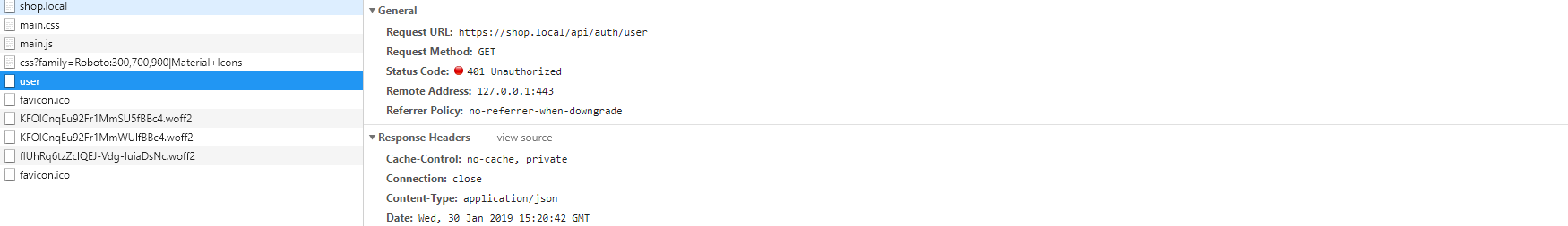 Logout after fetchUser not working · Issue #457 · websanova/vue-auth · GitHub