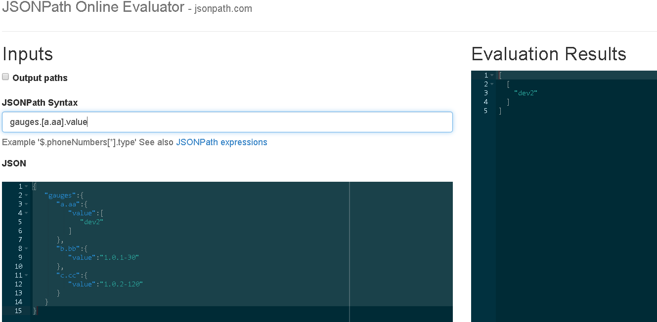 with key having . in it, jsonpath is not evaluated · Issue #938 · karatelabs/karate · GitHub