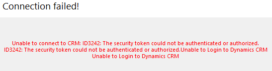 Unable to connect to organization · Issue #886 · MscrmTools/XrmToolBox · GitHub