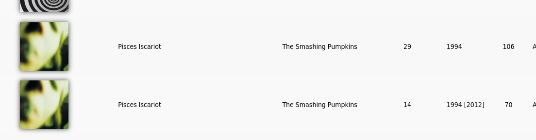 [Feature Request] Add the possibility to configure what year is shown in album view, original ...