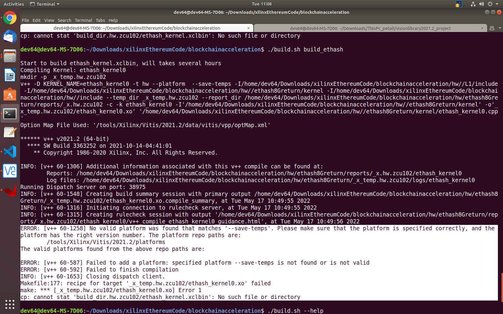 Can we run this code on zcu102? · Issue #17 · Xilinx/blockchainacceleration · GitHub
