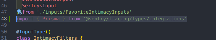 please rename "Prisma" export · Issue #7199 · getsentry/sentry-javascript · GitHub