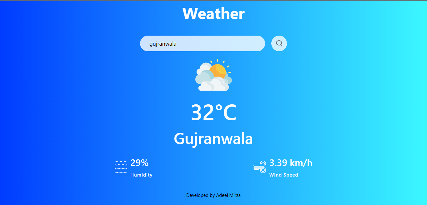 GitHub - MirzaAdeelAhmad/Weather-App: this is my project 19 i Create ...