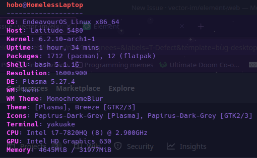 Element Desktop, Connectivity to the server has been lost. · Issue #25102 · element-hq/element ...
