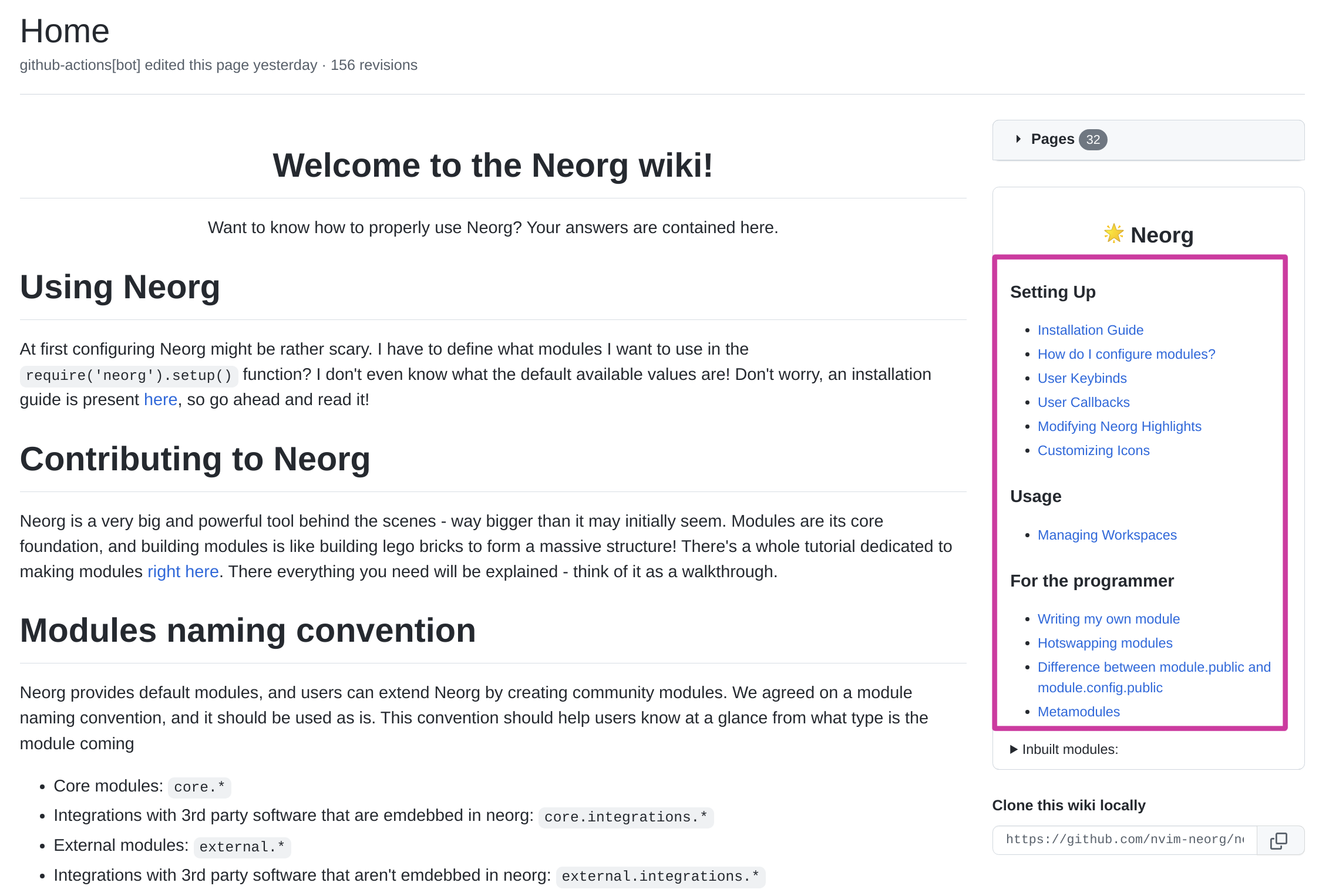 WIki not working · Issue #327 · nvim-neorg/neorg · GitHub