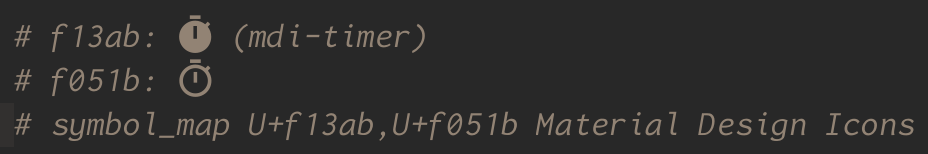 Different sizes of icons: `symbol_map` vs fallback · Issue #4670 · kovidgoyal/kitty · GitHub