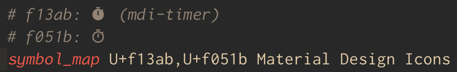 Different sizes of icons: `symbol_map` vs fallback · Issue #4670 · kovidgoyal/kitty · GitHub