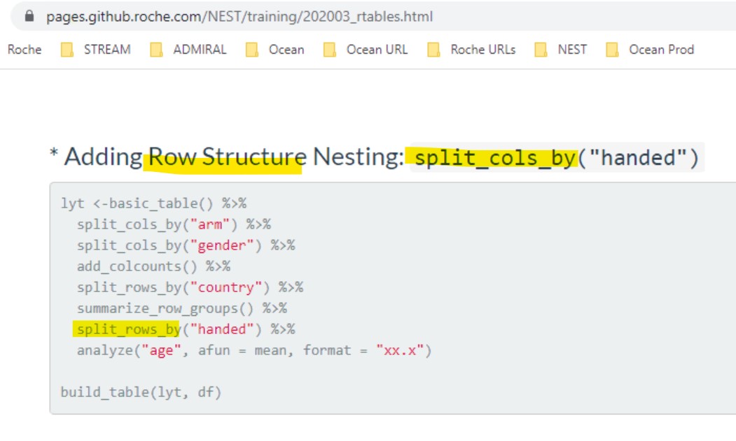 Wrong function mentioned in the RTable Excercise · Issue #603 · insightsengineering/rtables · GitHub