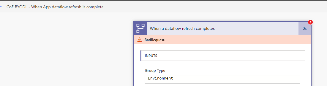 Coe Starter Kit Question Coe Byodl When App Dataflow Refresh Is Complete · Issue 5251