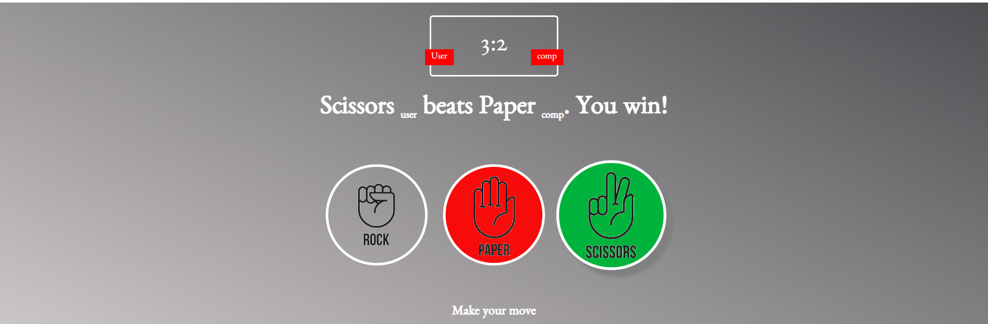 Github Sumerrana Rock Paper Scissors